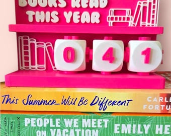 Books Read This Year Counter - Etsy