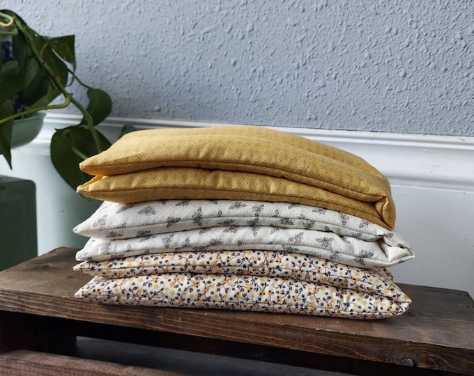 Microwavable Rice Bag Neck Shoulder Rice Heating Pad Natural - Etsy