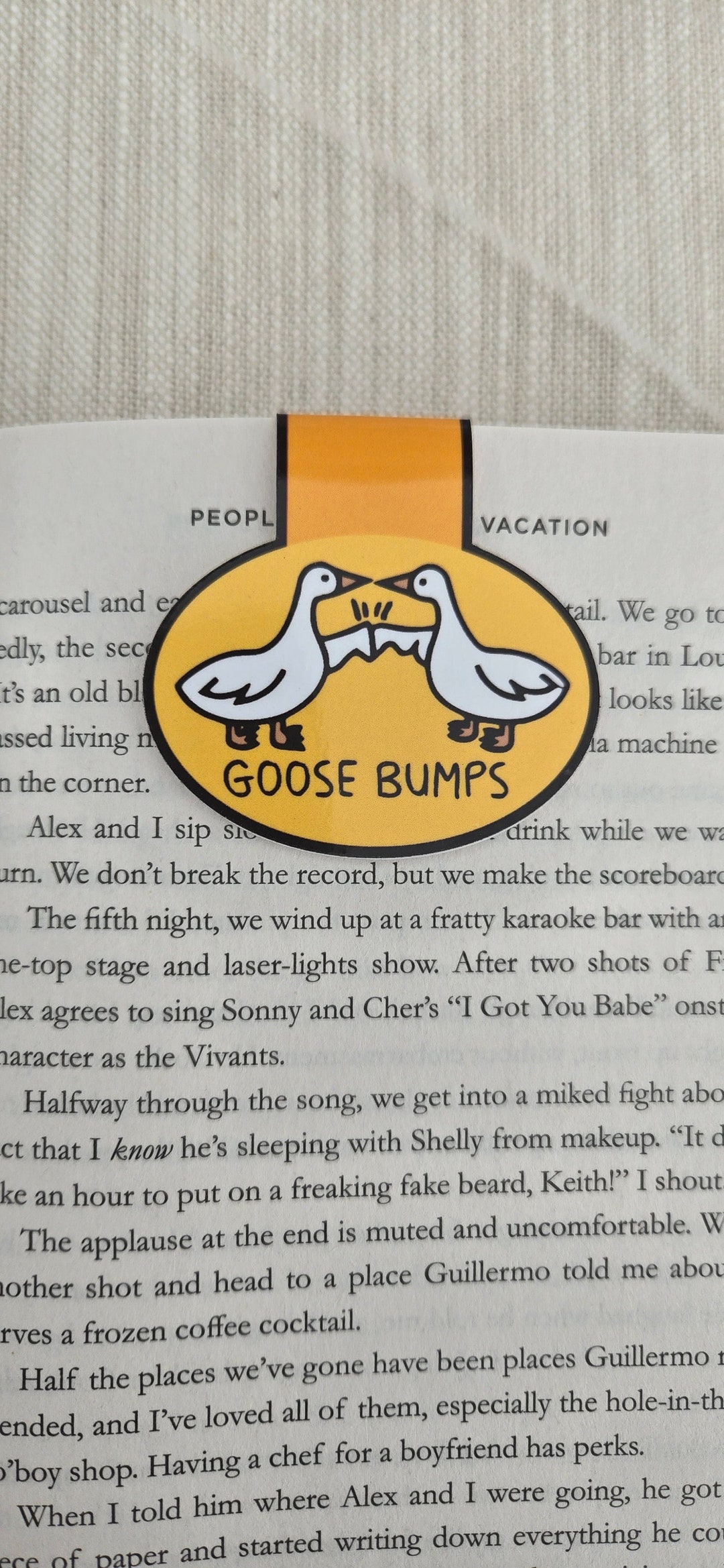 Goose Magnetic Bookmark, Goosebumps Bookmark, Library Bookmark, Bookish ...