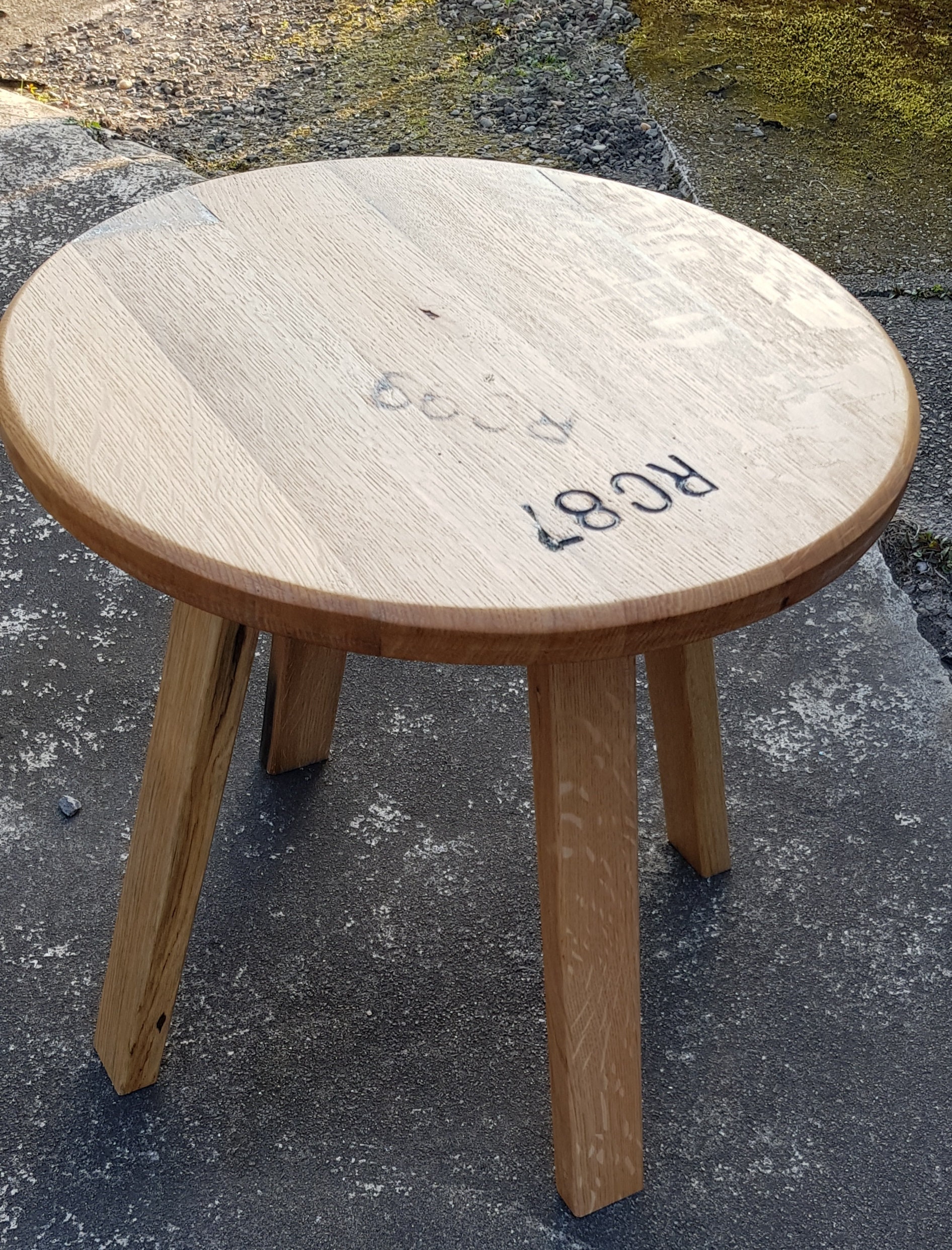 Whisky Barrel Side Table With Cooperage Markings - Etsy