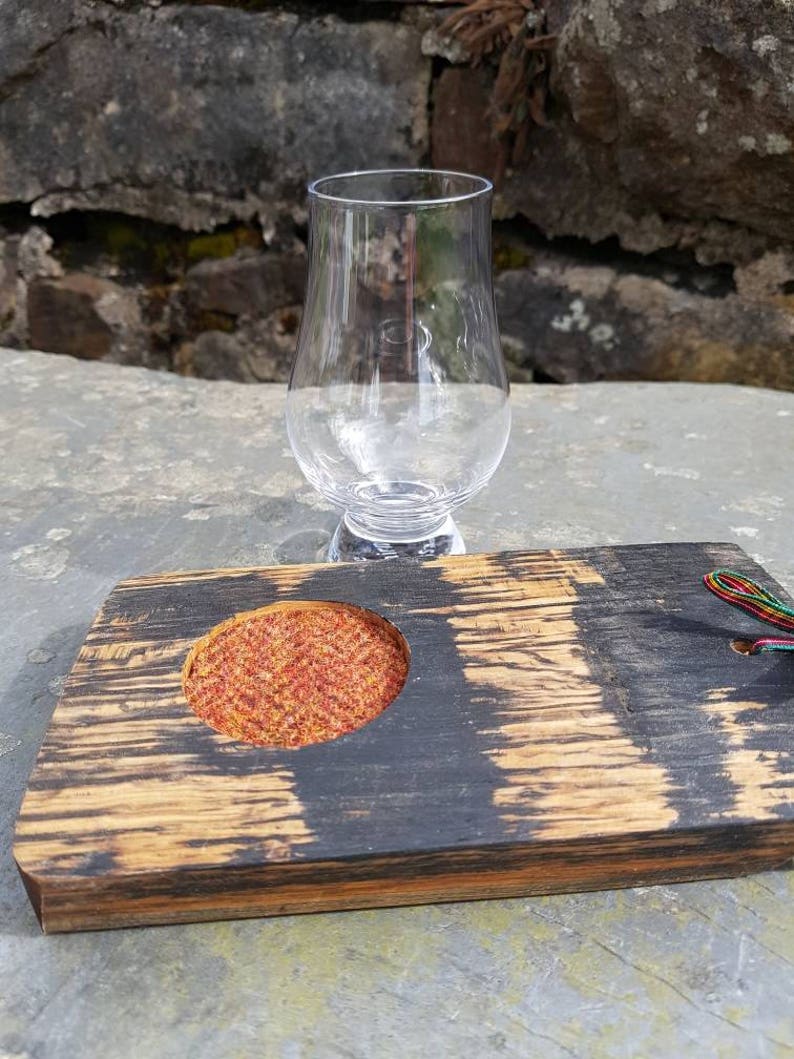 Whisky Barrel Tasting Tray-whiskey Flight Tray gift for - Etsy
