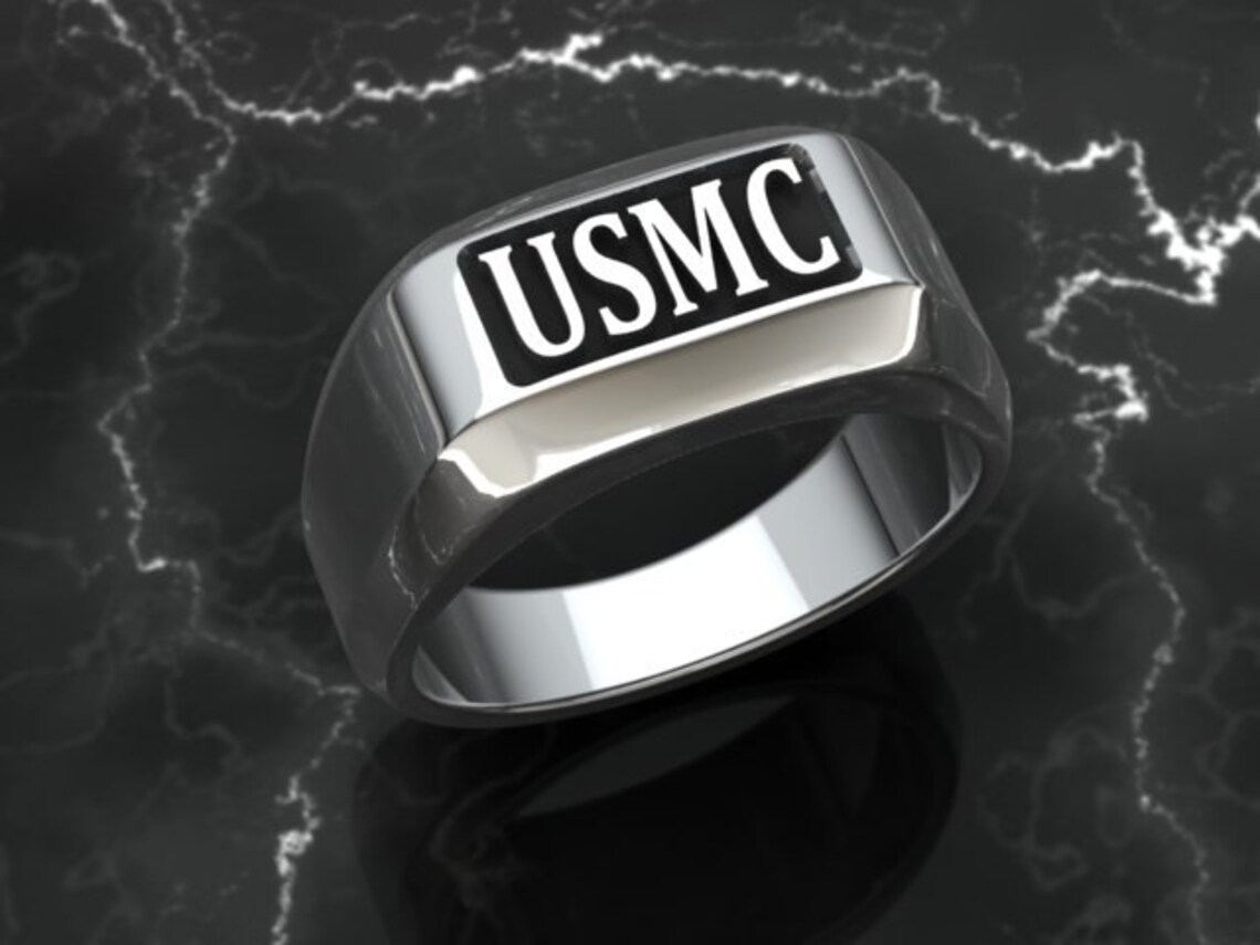 USMC Marine Corps Ring - Etsy