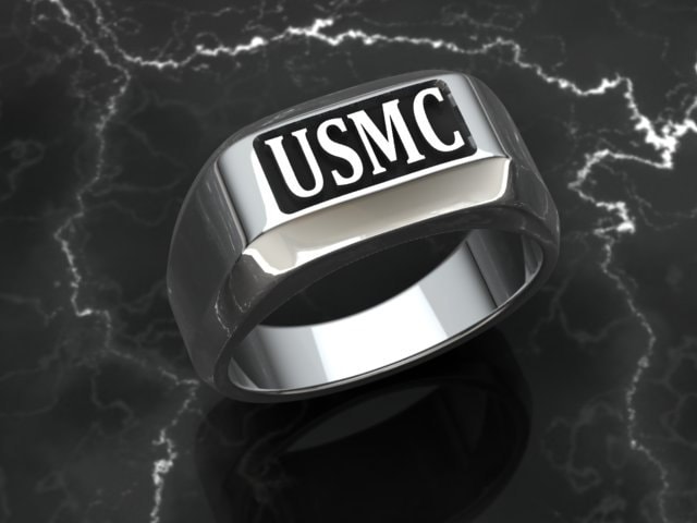 USMC Marine Corps Ring - Etsy