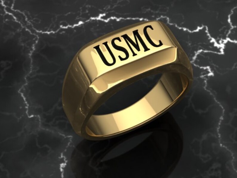 USMC Marine Corps Ring - Etsy