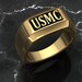 USMC Marine Corps Ring - Etsy