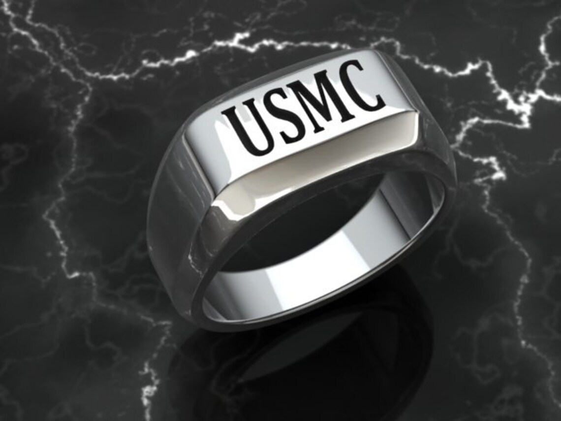 USMC Marine Corps Ring - Etsy
