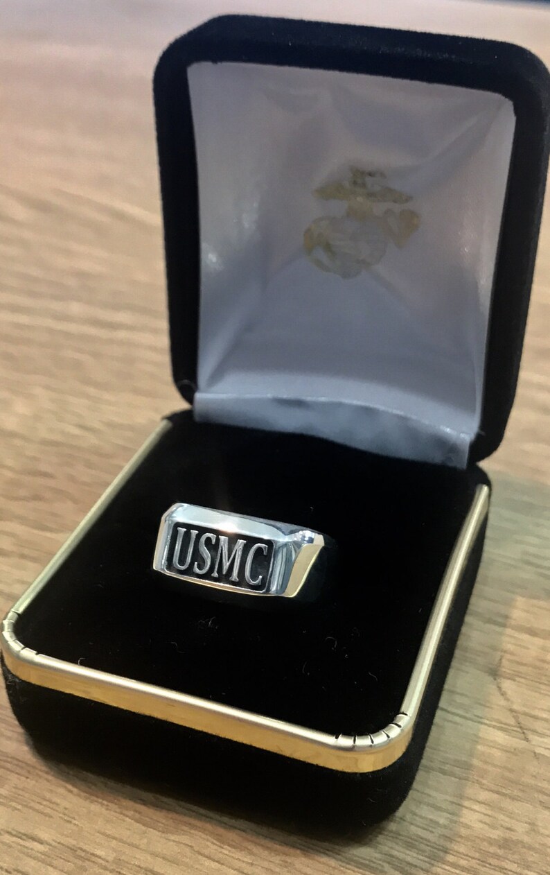 USMC Marine Corps Ring | Etsy