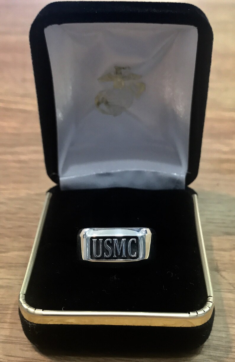 USMC Marine Corps Ring | Etsy