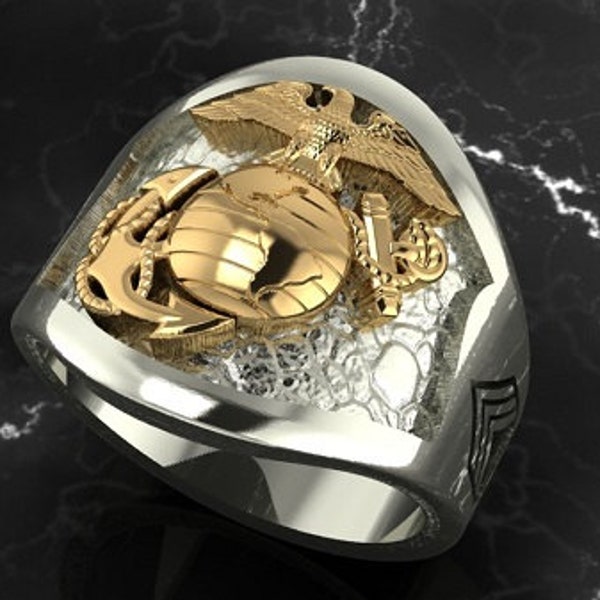 Usmc Gold Ring - Etsy