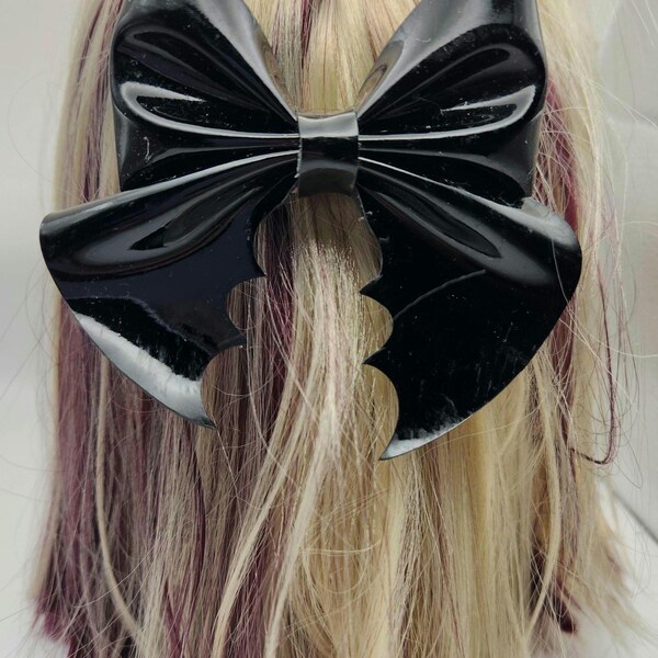 Bat Bow - Etsy