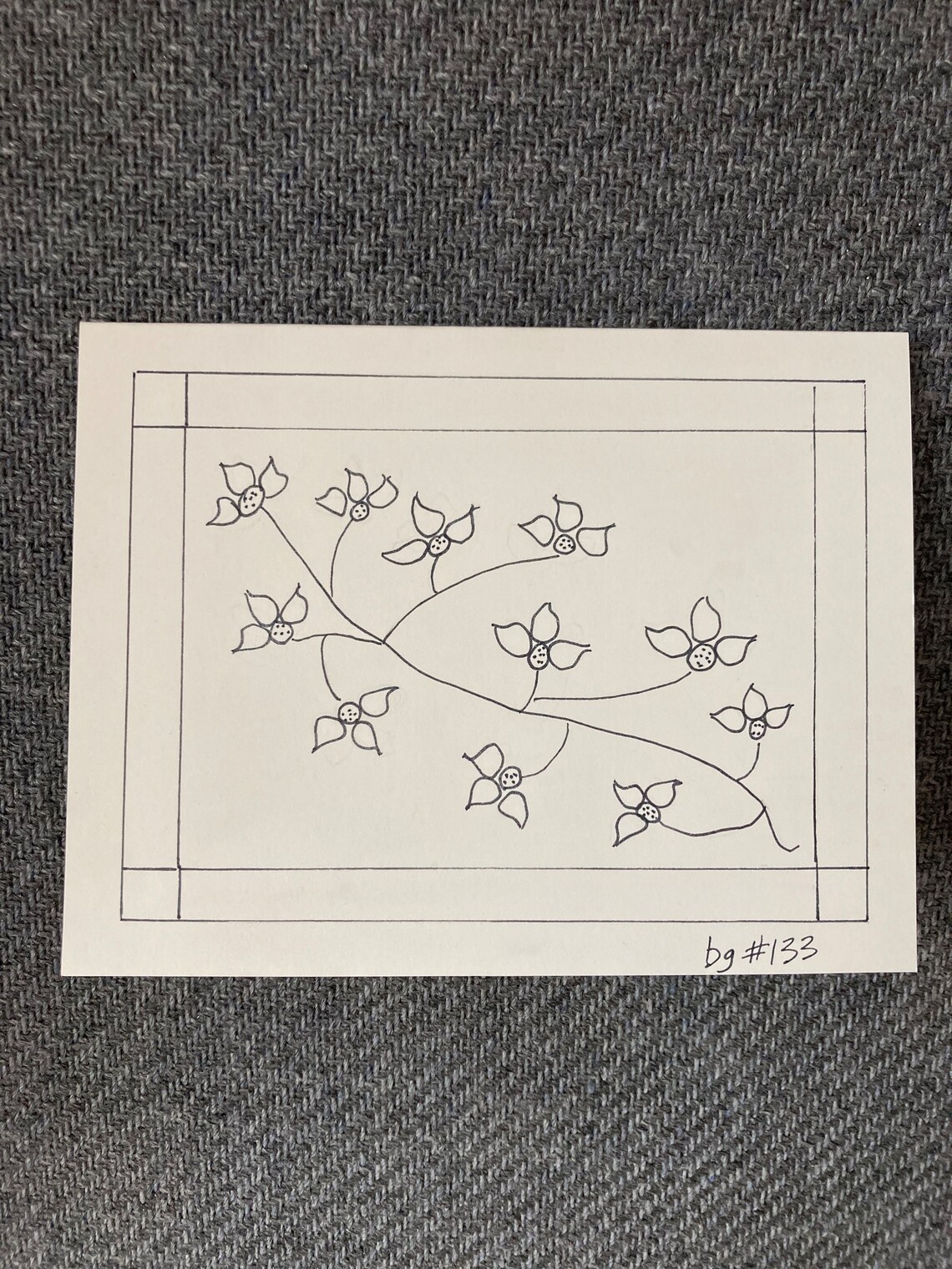 3-petal Pinwheel Shaped Flowers on a Stem - Etsy