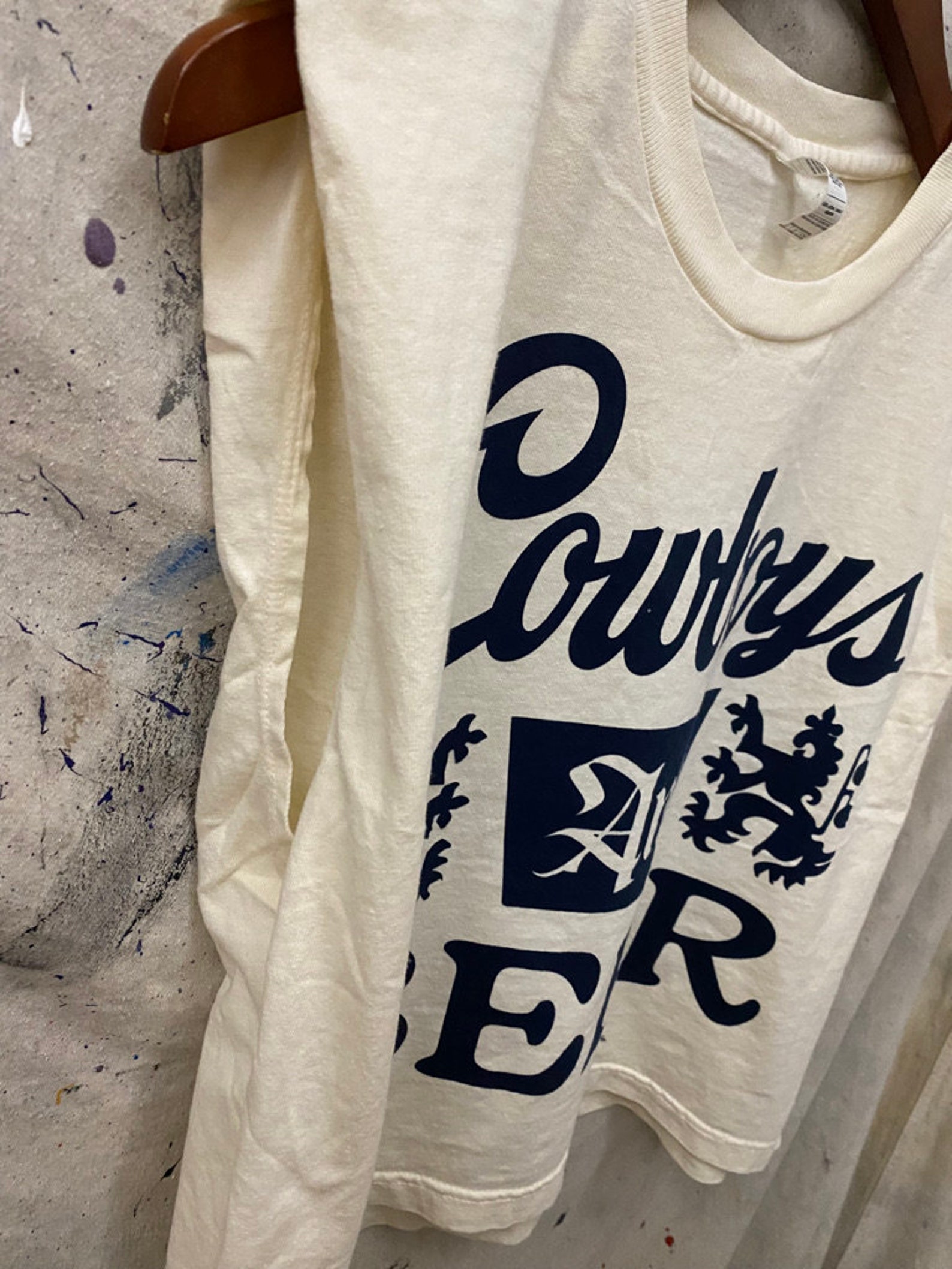 Cowboys and Beer Logo Boxy Midriff Muscle Crop Top - Etsy