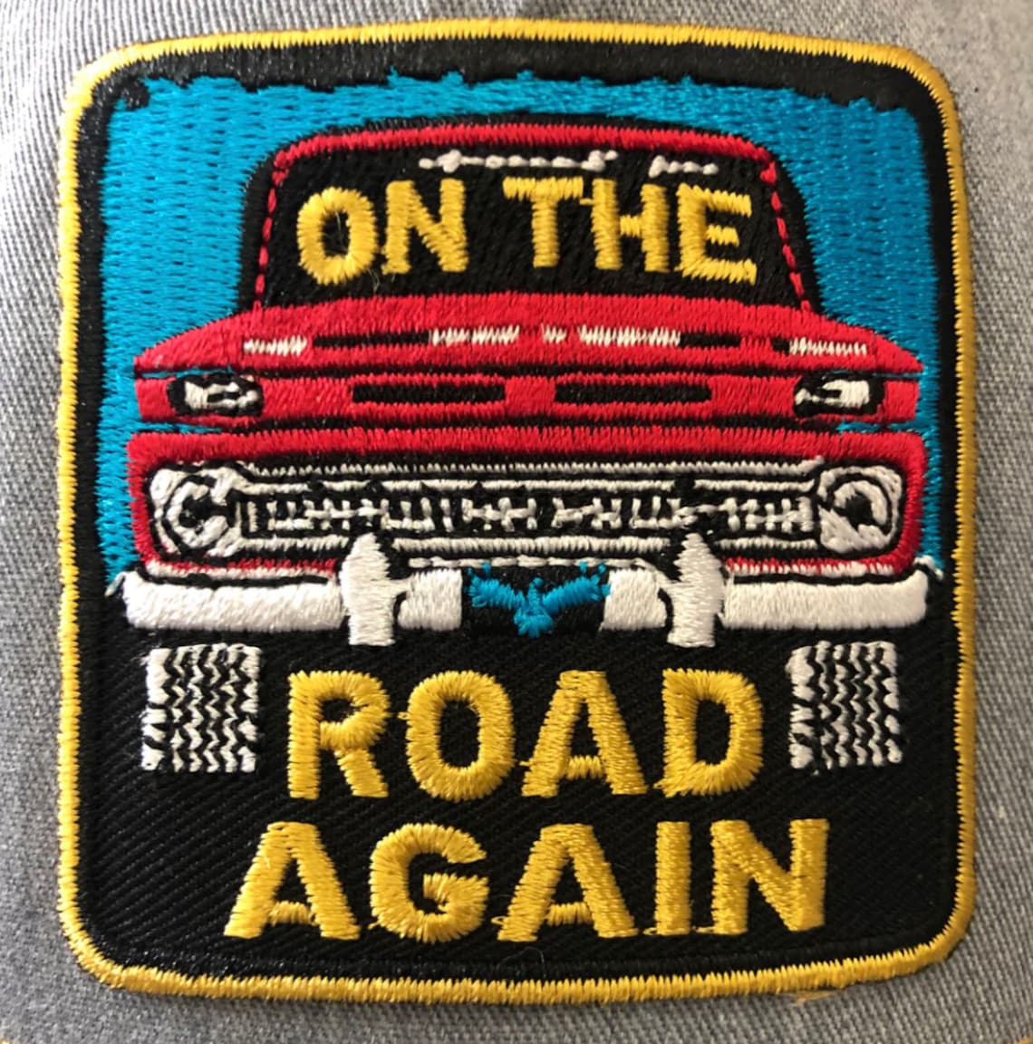 On the Road Again Vintage Patch - Etsy