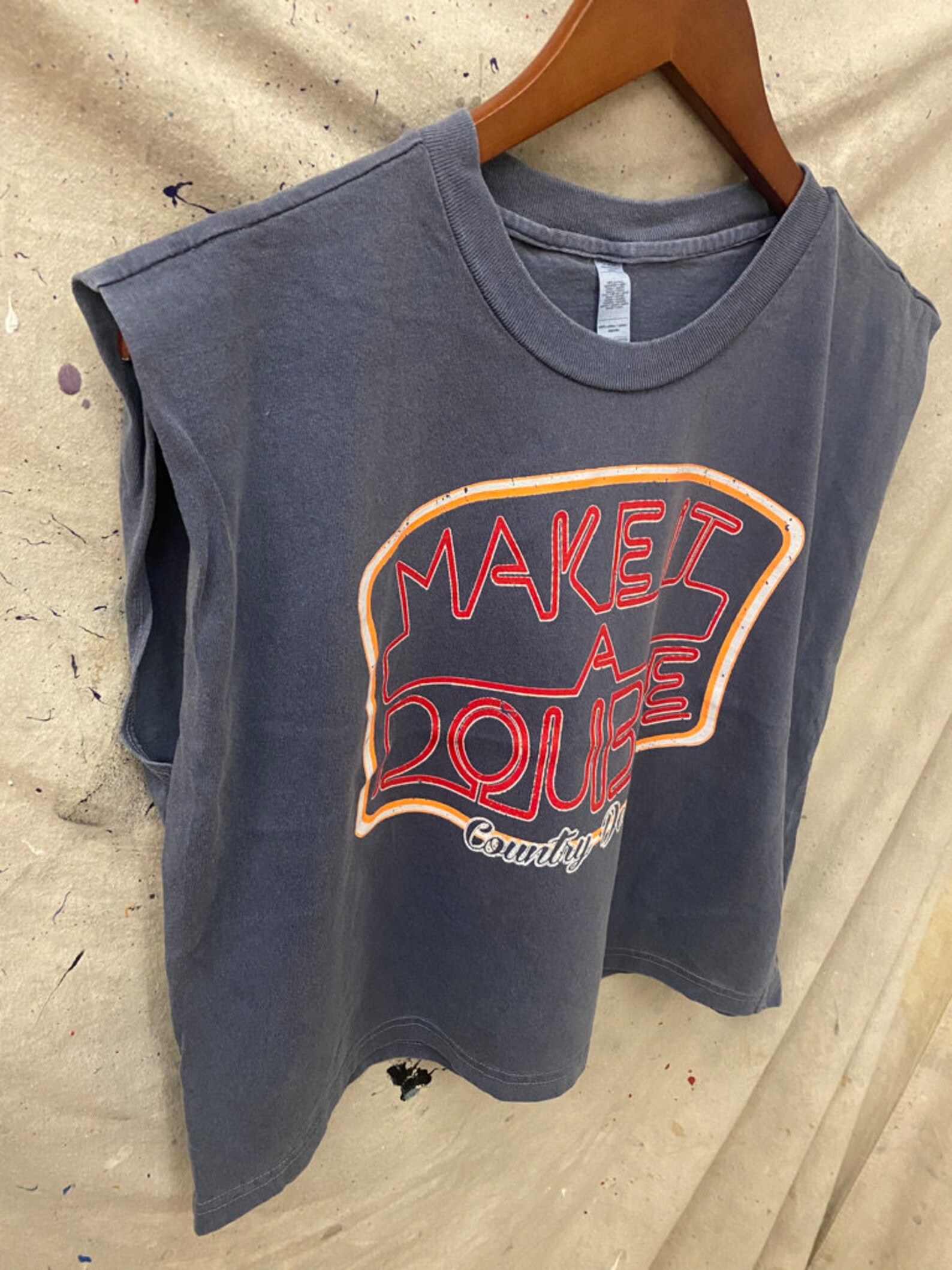 Make It a Double Boxy Midriff Muscle Crop Top - Etsy