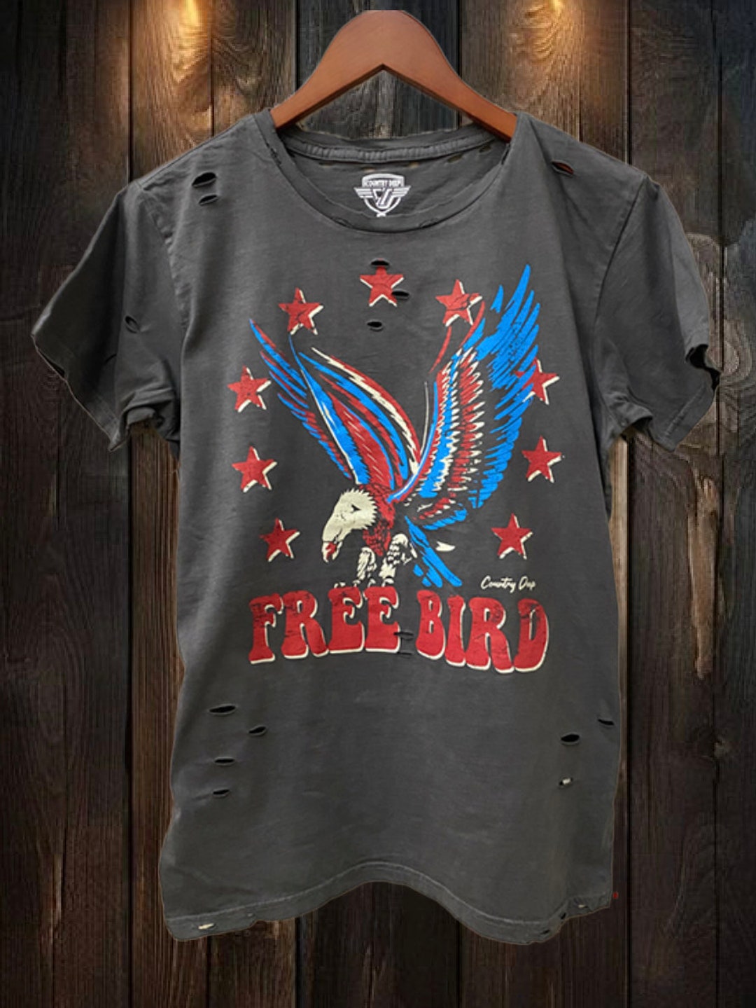 Free Bird 22 1980's Distressed T Shirt - Etsy