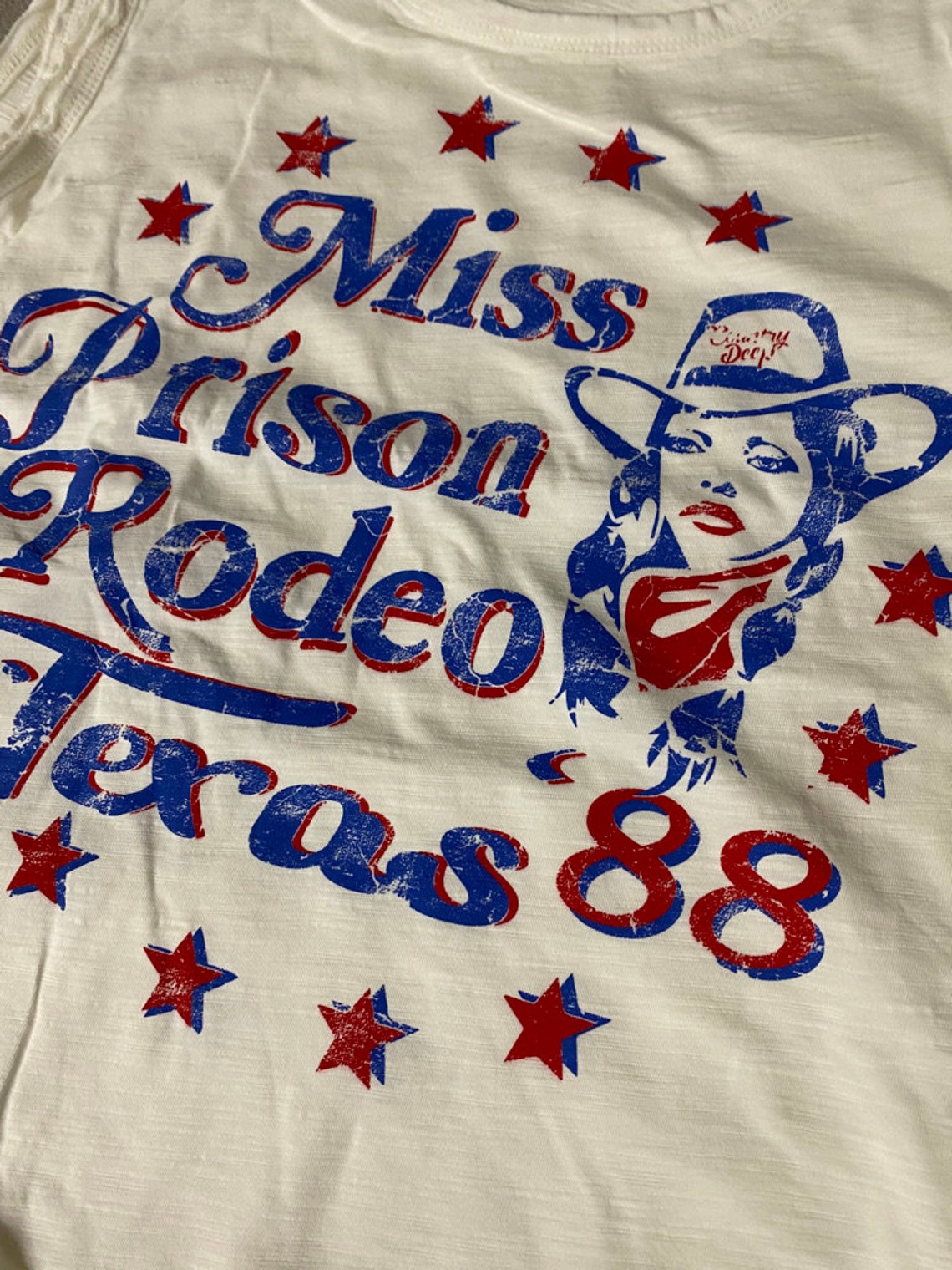 Miss Texas Prison Rodeo Muscle Crop Tank Top - Etsy