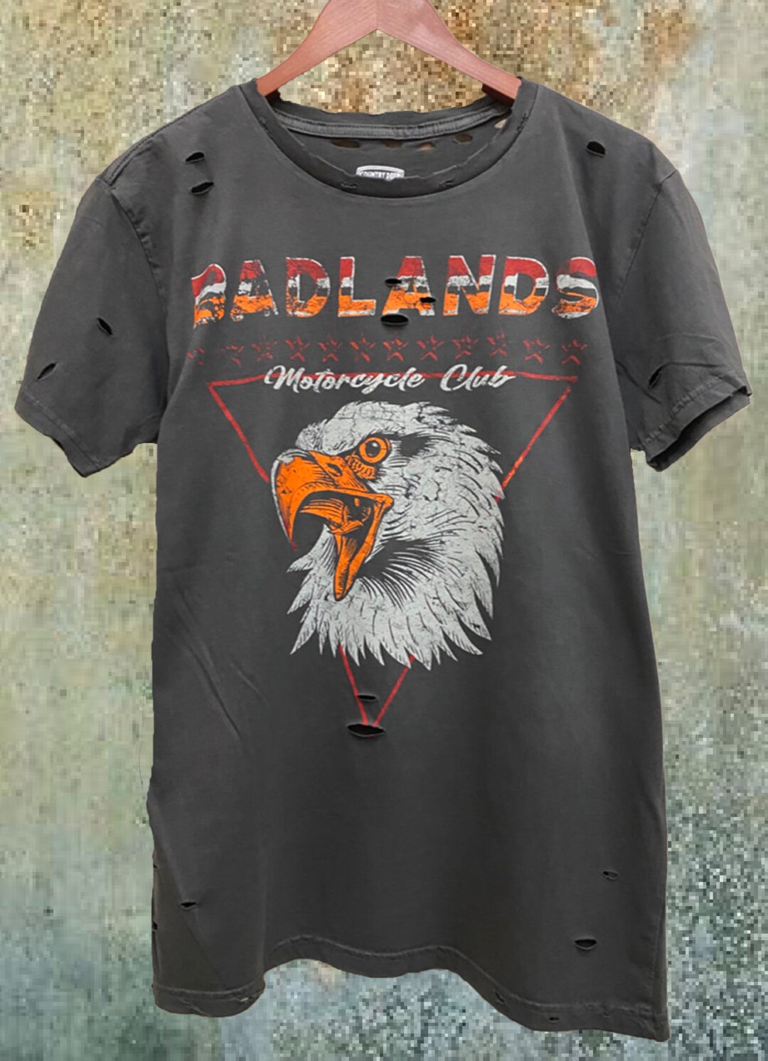 Badlands Motorcycle Club 1980's Distressed Unisex T Shirt - Etsy