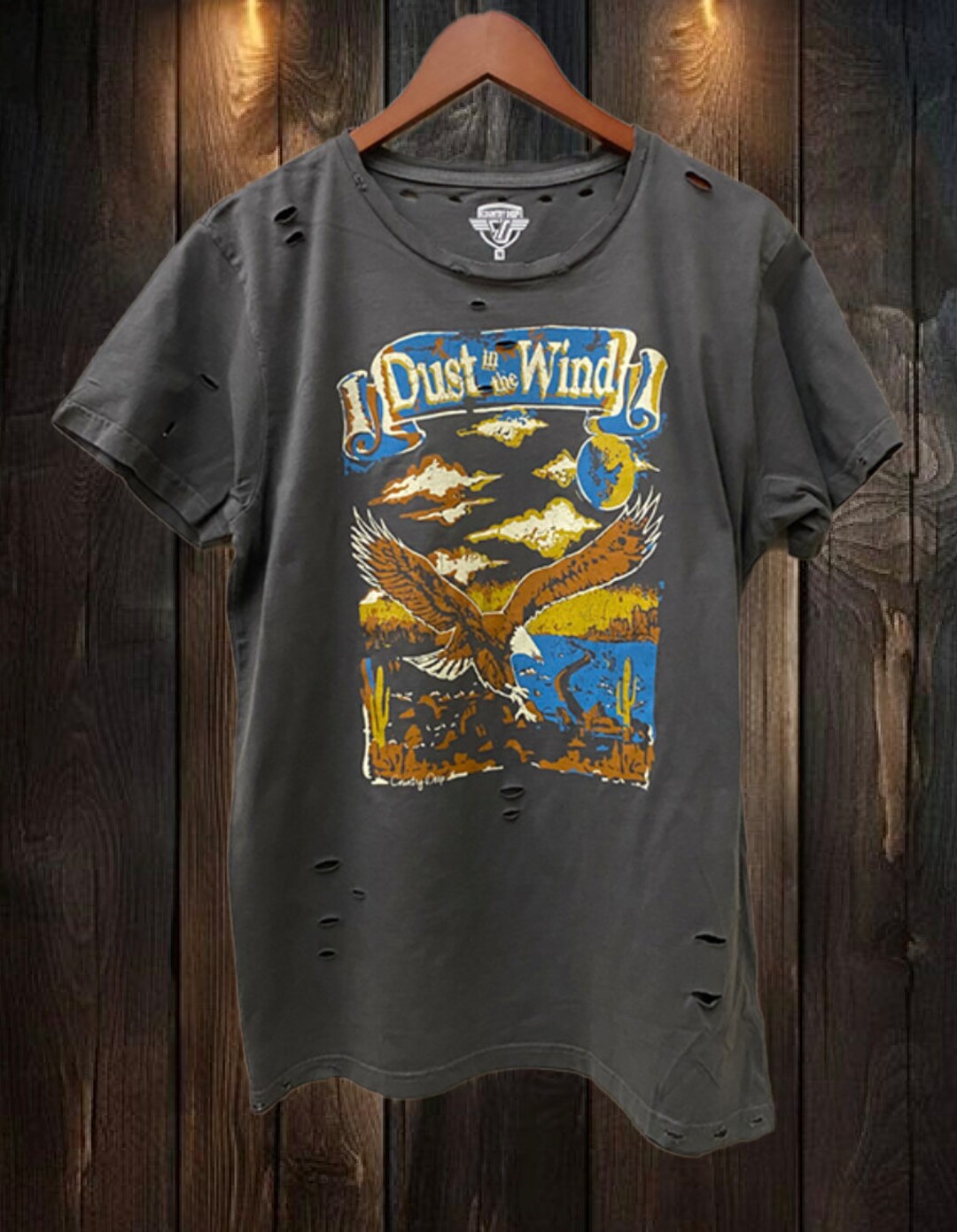 Dust in the Wind Distressed Unisex T Shirt - Etsy