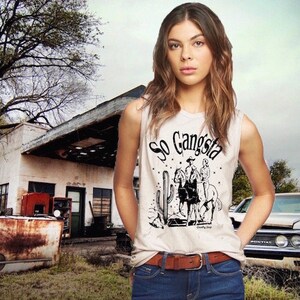 Country Deep so Gangsta Muscle Tank Top - Etsy