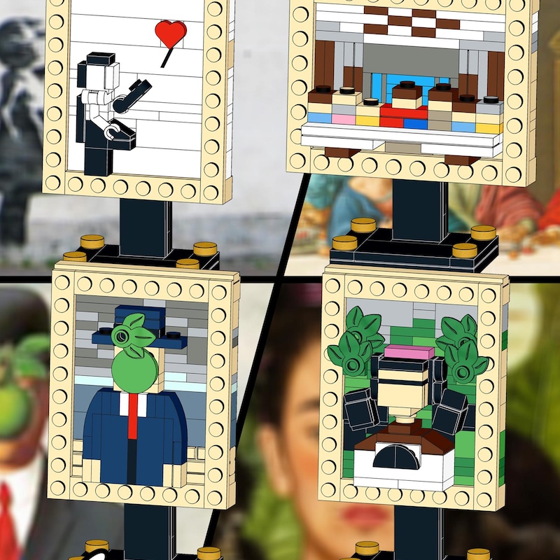 Scream Legos - Etsy