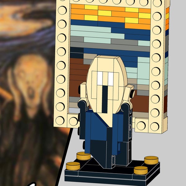 Scream Legos - Etsy