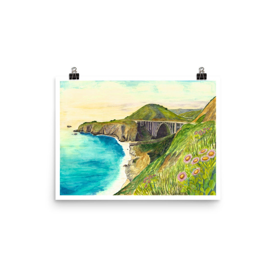 Bixby Bridge Art Print - Etsy