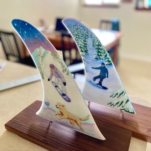 Custom Painted Surfboard Fin - Etsy