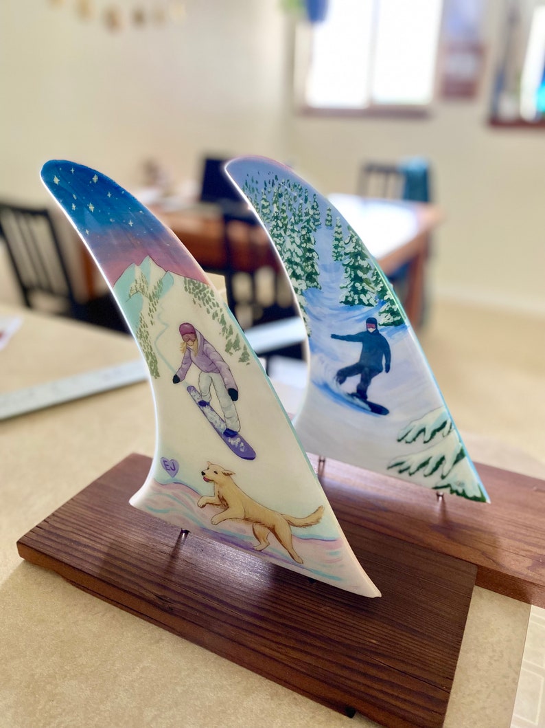 Custom Painted Surfboard Fin - Etsy