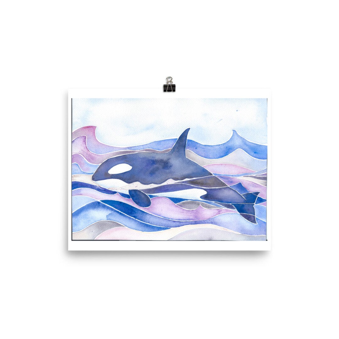 Orca Art Print - Etsy