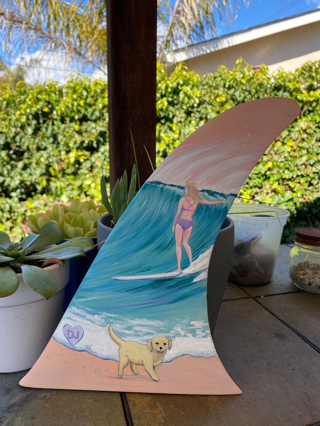 Custom Painted Surfboard Fin - Etsy