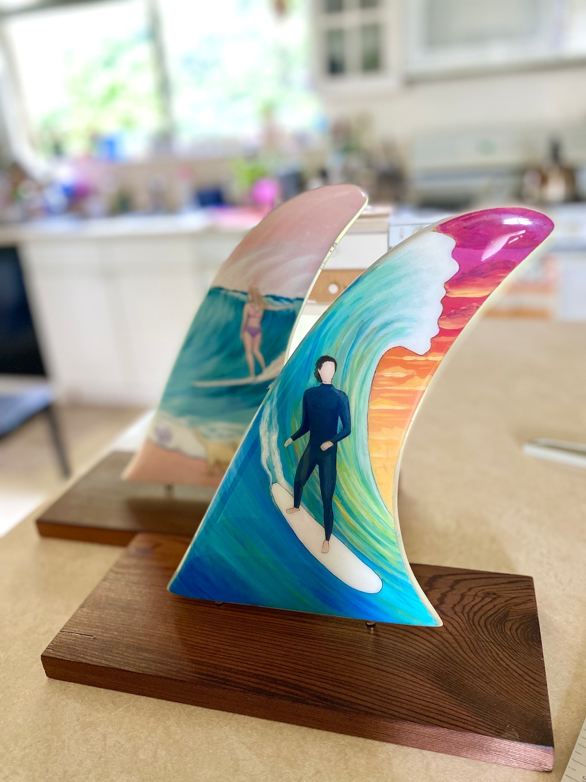 Custom Painted Surfboard Fin - Etsy
