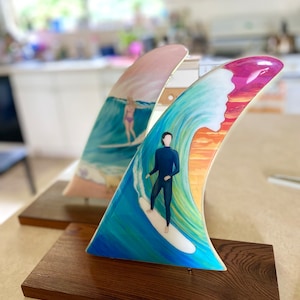 Custom Painted Surfboard Fin - Etsy