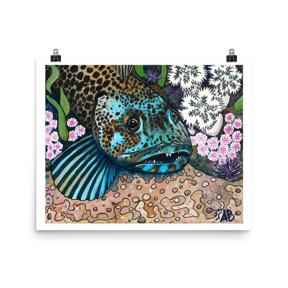 Lingcod Art Print - Etsy