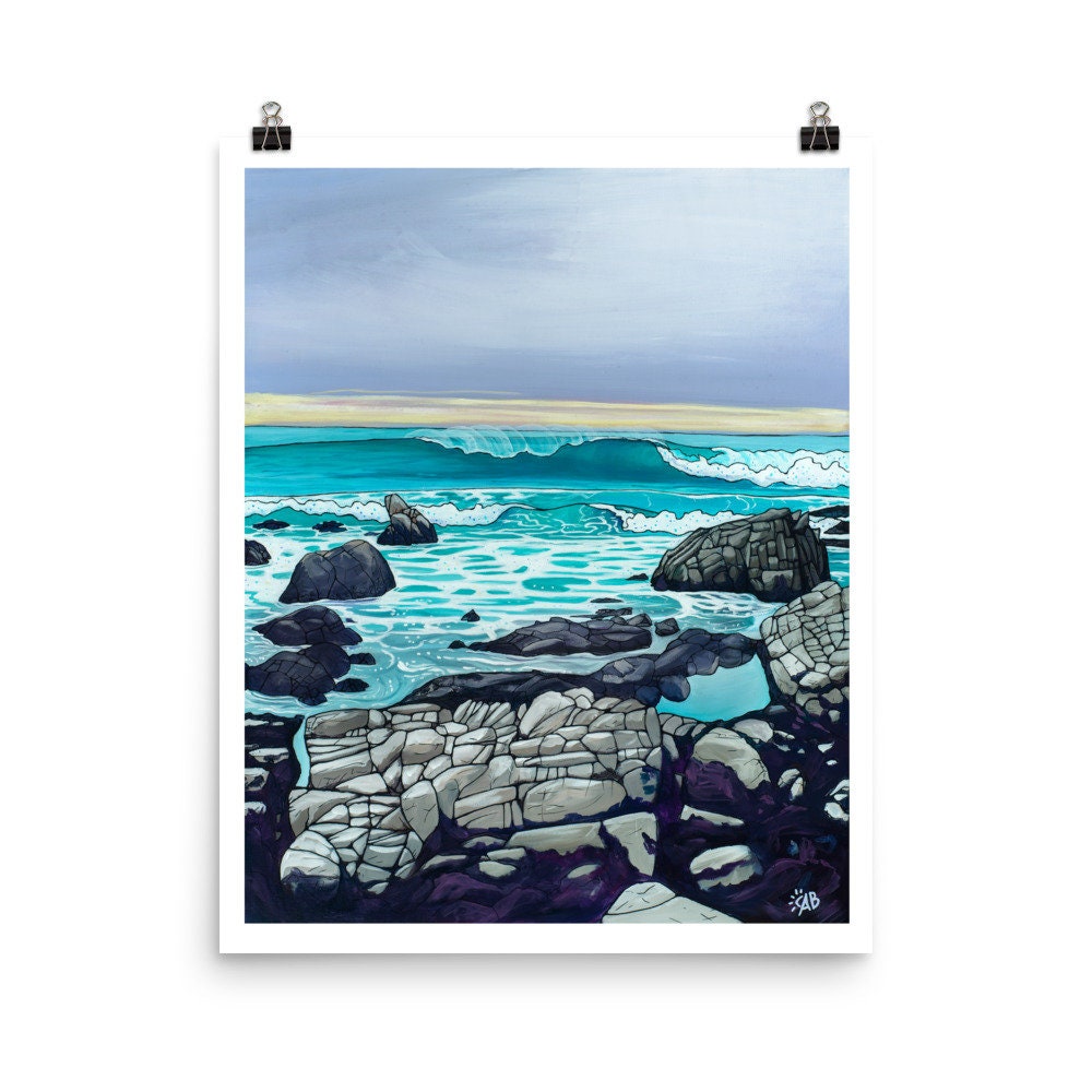 Tide Pools Art Print - Etsy