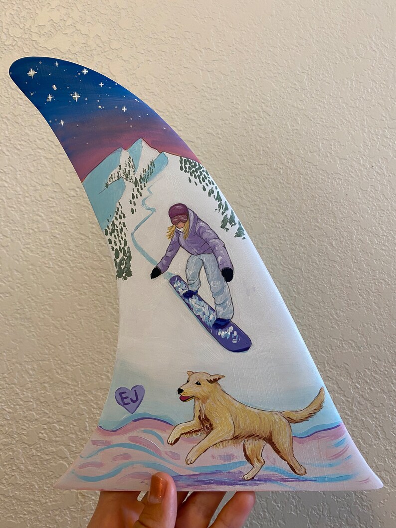 Custom Painted Surfboard Fin - Etsy