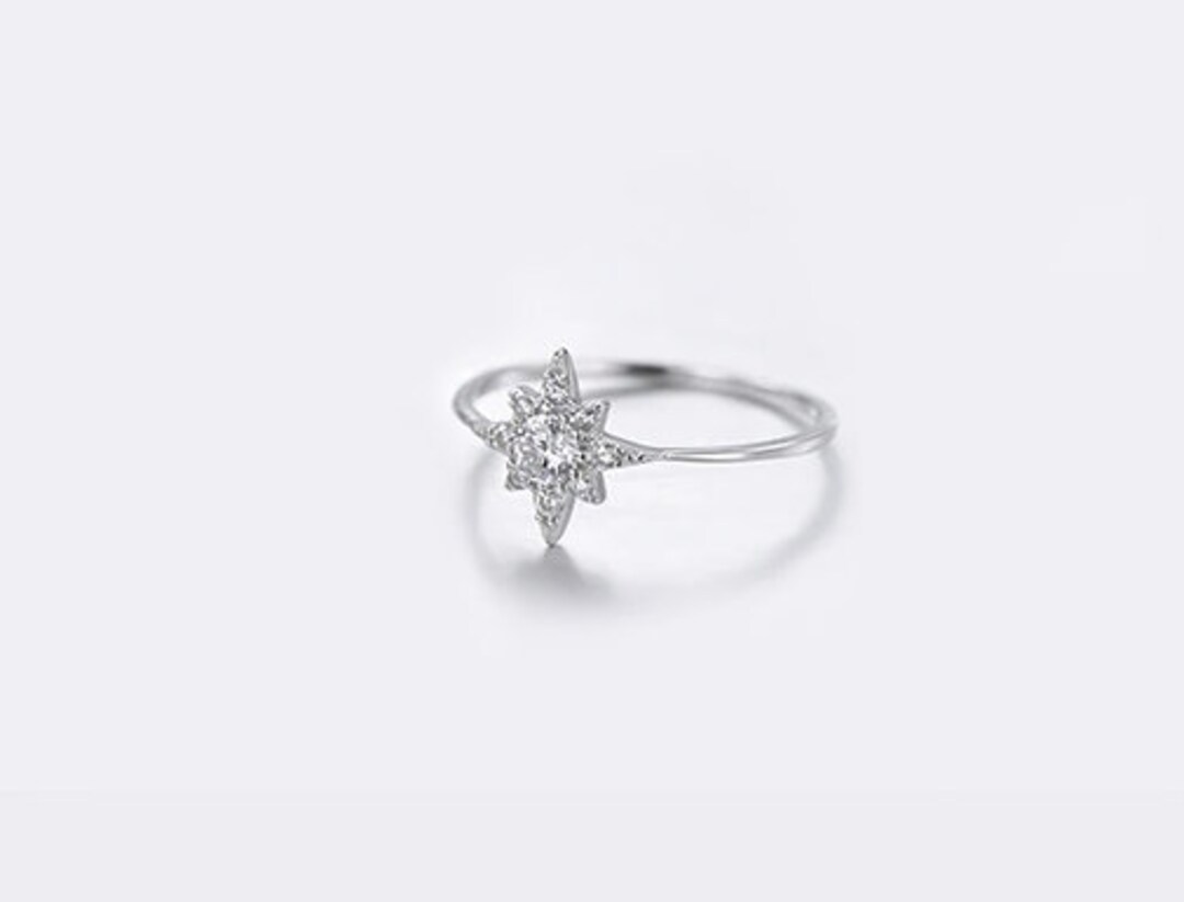 Engagement Ring, Wedding Ring, Bridal Ring, Diamond Ring, Star Ring ...