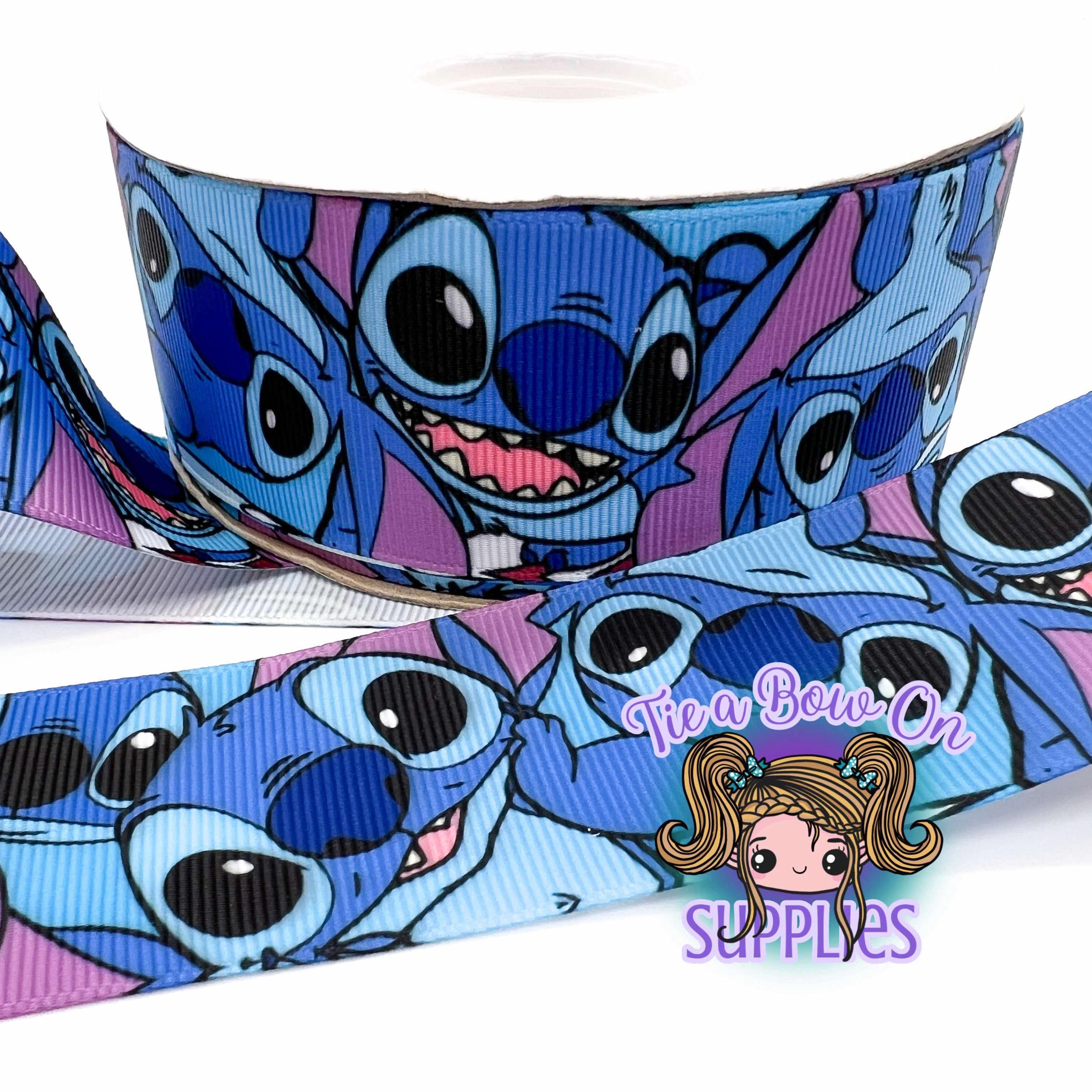 Blue Hawaiian Alien Ribbon | 3/8" or 1.5" Single-sided USDR Grosgrain ...
