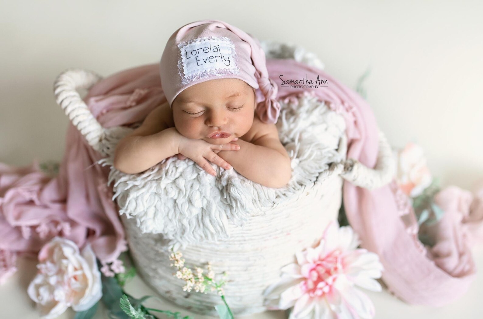 Purple Newborn, Gift for Her,personalized Newborn Hat, Lavender,baby ...