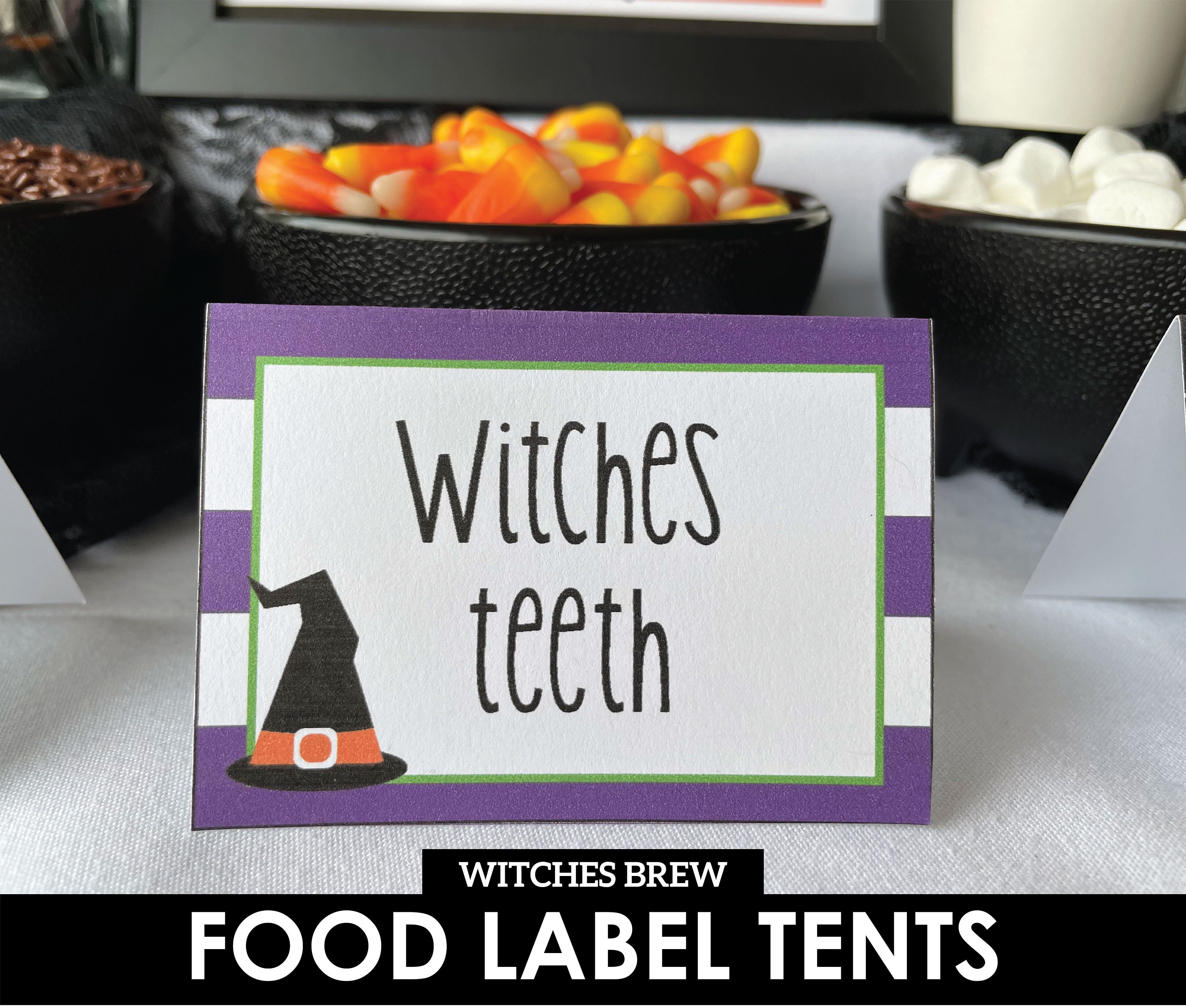 Halloween Hot Chocolate Bar - Witches Brew - Printable Kit - INSTANT ...