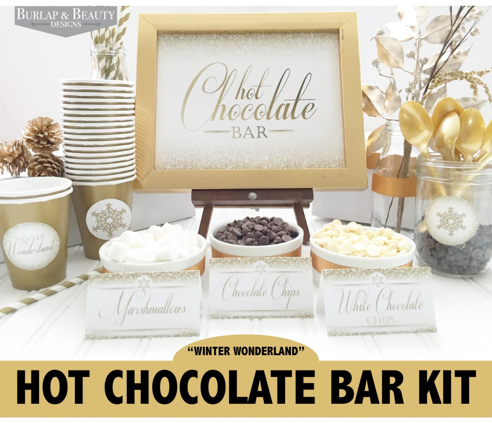 Hot Chocolate Bar Printable Kit - INSTANT DOWNLOAD - Hot Cocoa Bar ...