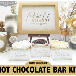 Hot Chocolate Bar Printable Kit - INSTANT DOWNLOAD - Hot Cocoa Bar ...