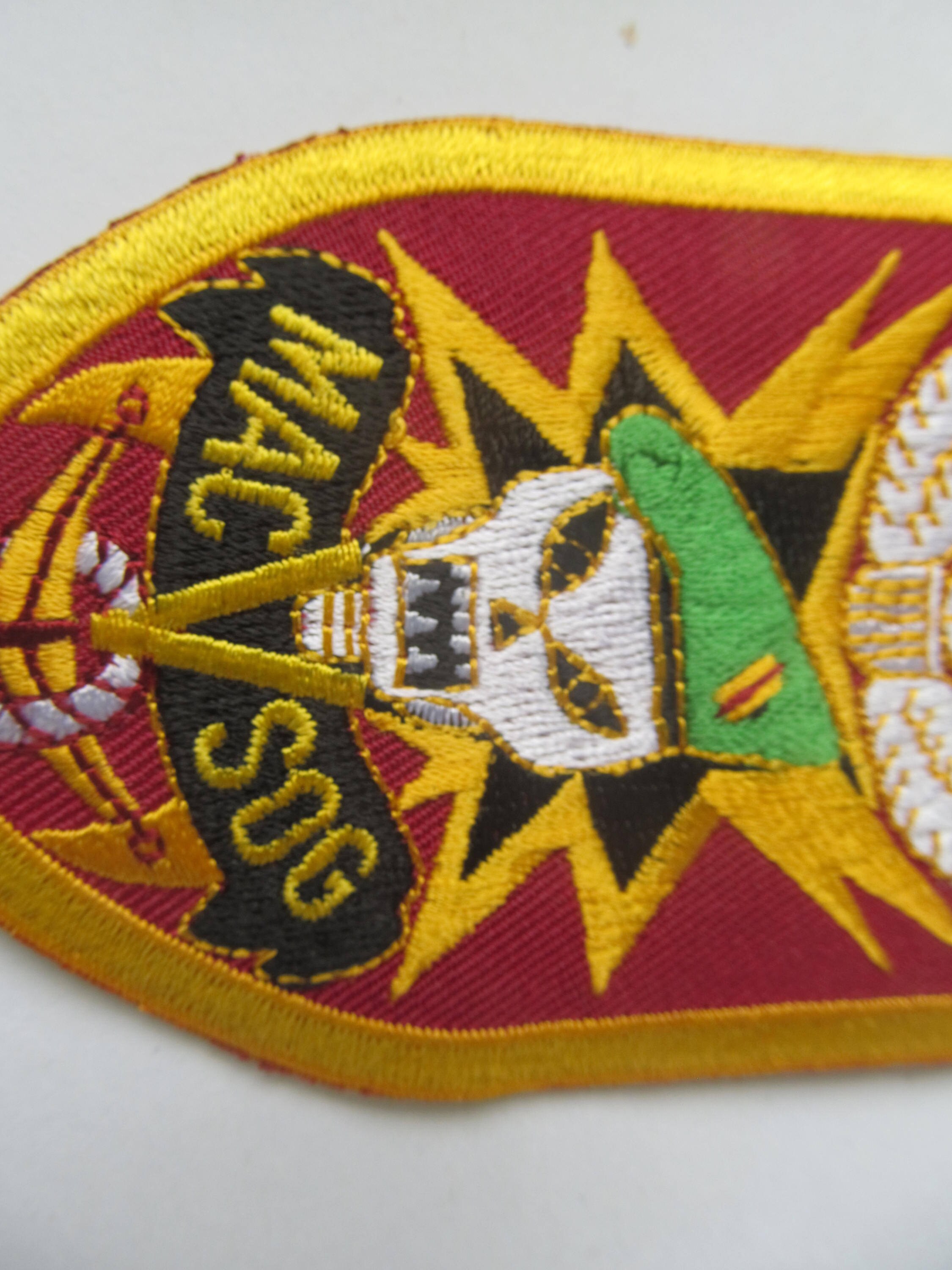 Subdue Patch MacVSog Embroidered Military Army Vintage Patch-- Vintage ...
