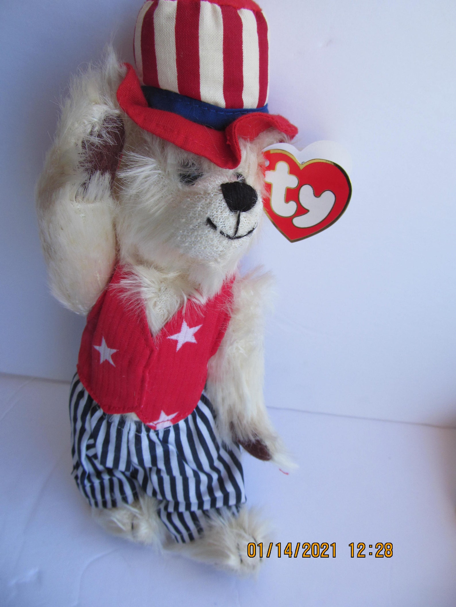 Uncle Sam Ty Beanie Attic Treasure//Vintage collectable Plush | Etsy