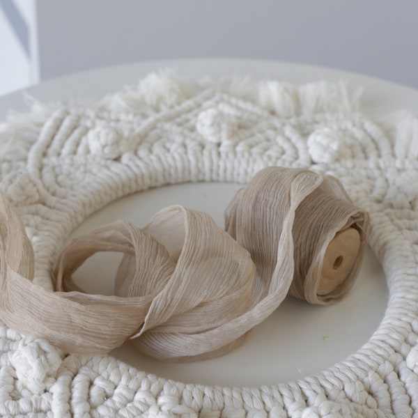 Silk Ribbon Necklace - Etsy