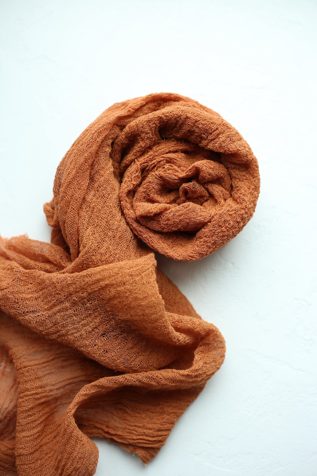 Dispatches From USA /COPPER Gauze Runner With Crinkle Texture / Ready ...