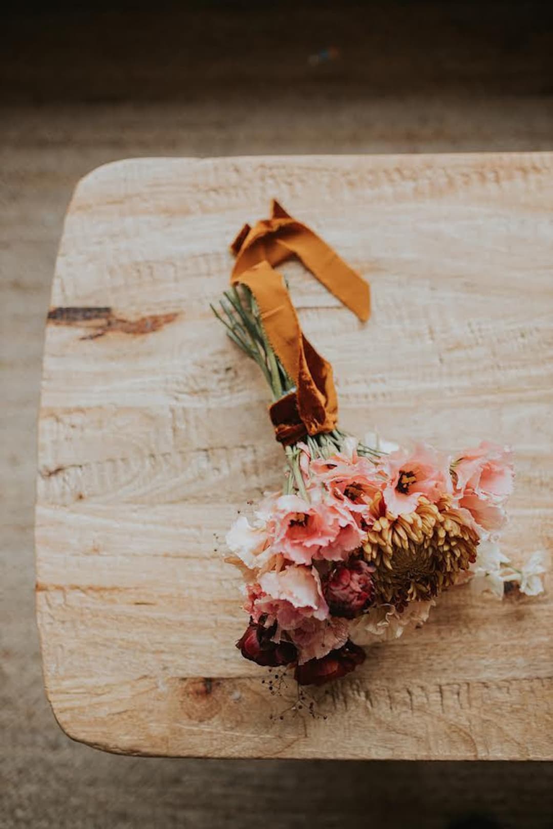 RUST Velvet Ribbon Rust Velvet Bouquet Ribbon Rusty Decor Personalized ...