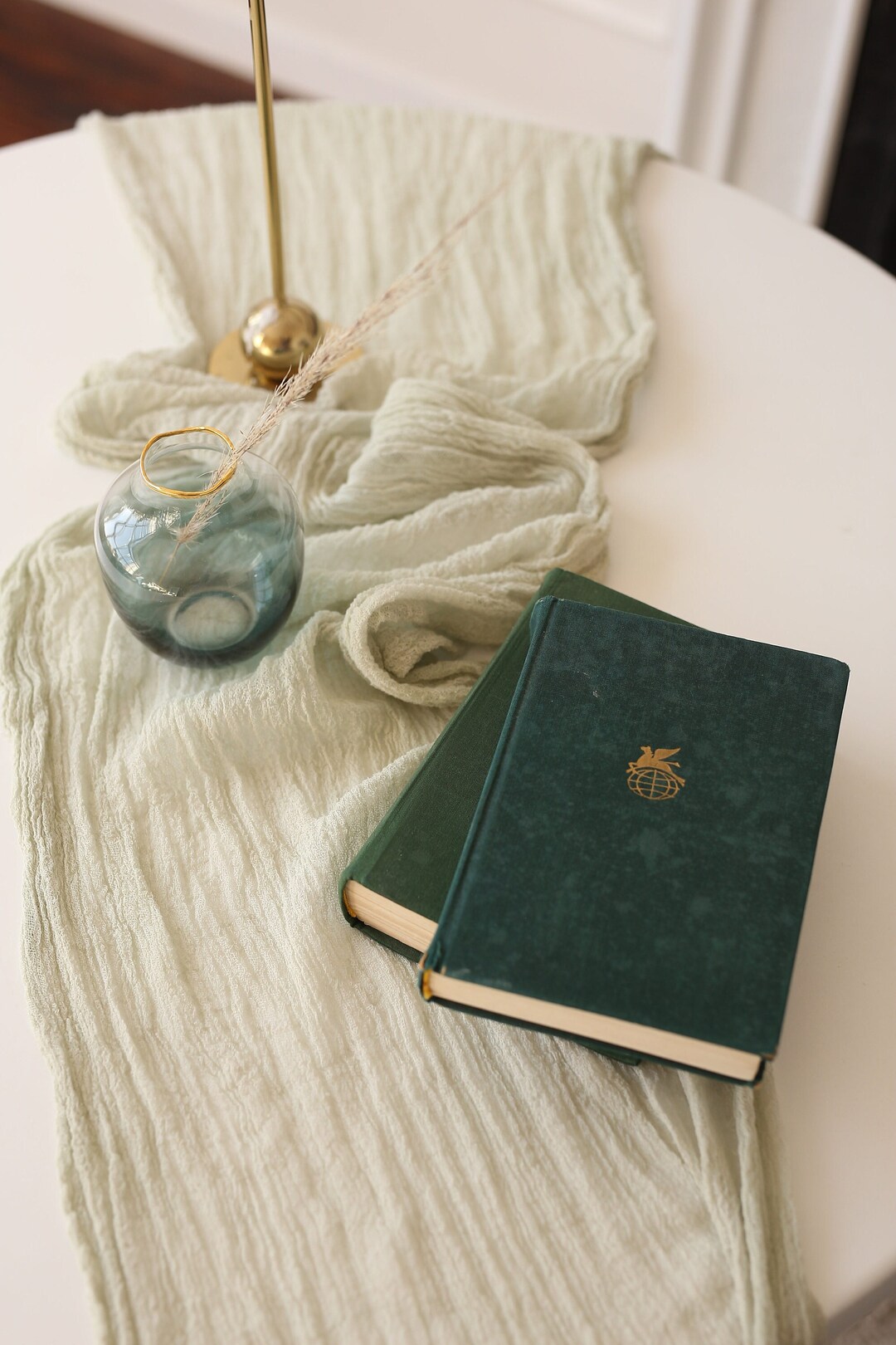 Dispatches From USA /SOFT GREEN Table Centerpiece /summer Decoration ...