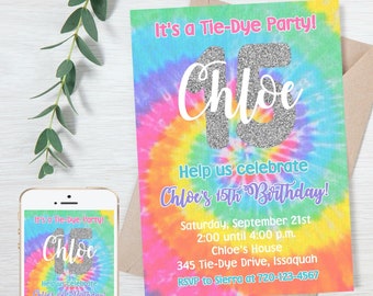 Tie Dye Birthday | Etsy