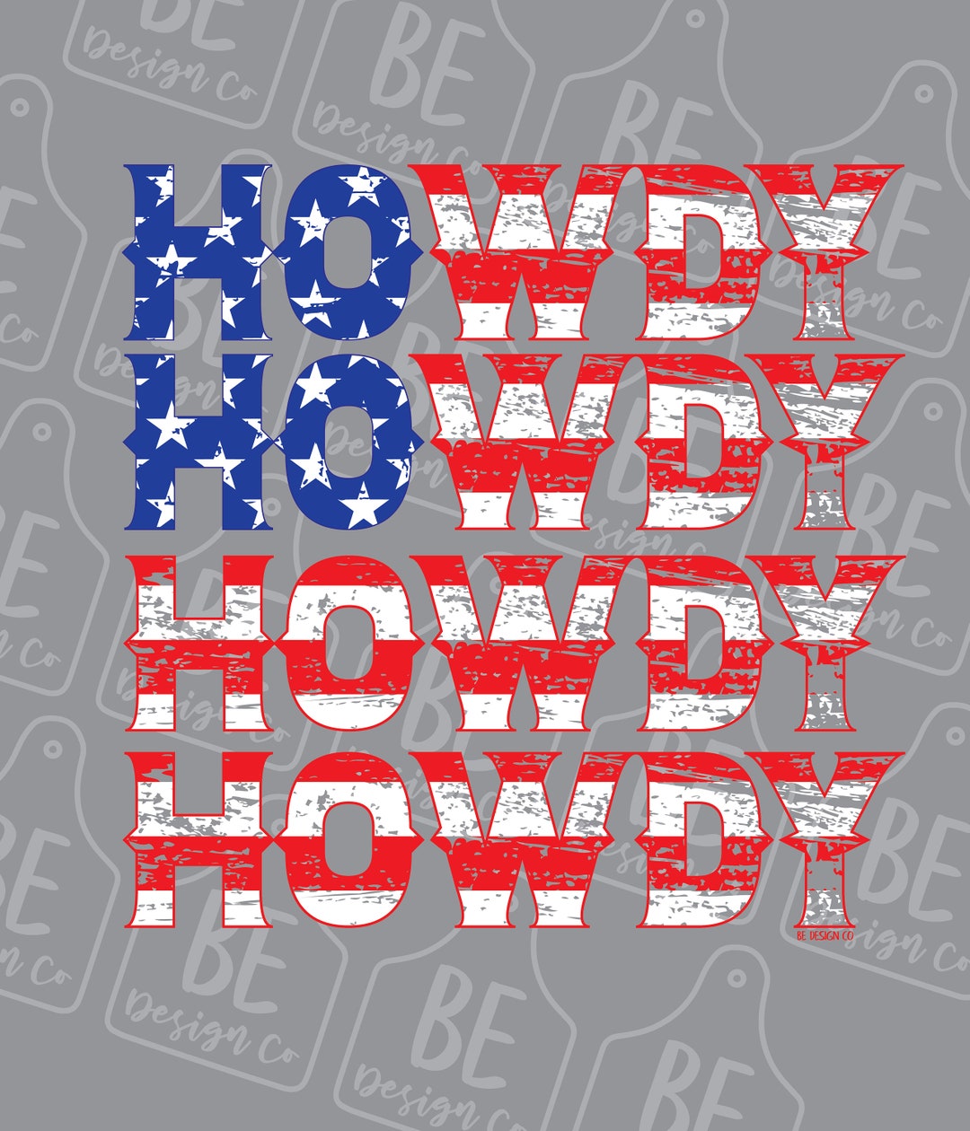 Stars & Stripes PNG, HOWDY PNG, Digital Download, Sublimation, America ...