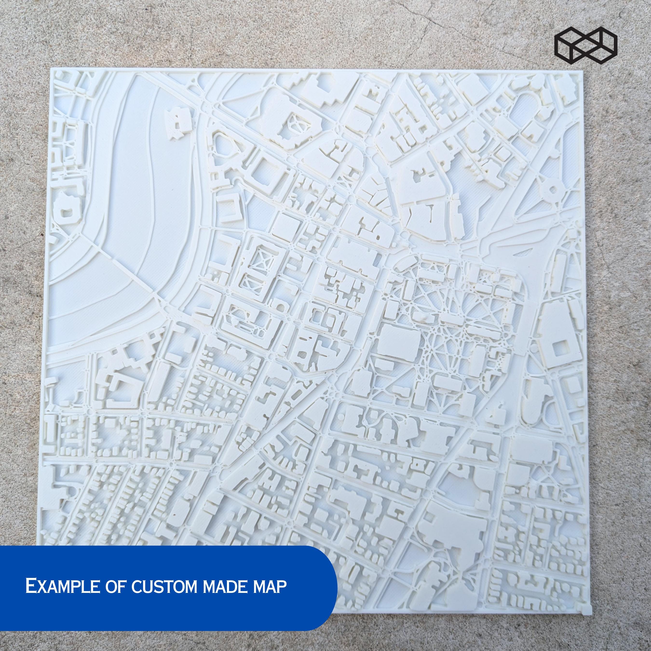 Custom 3D Printed Tactile Map: Navigation Aid for Blind & Low Vision - Etsy